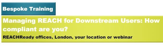 Managing REACH for Downstream Users: How compliant are you? | REACH ...