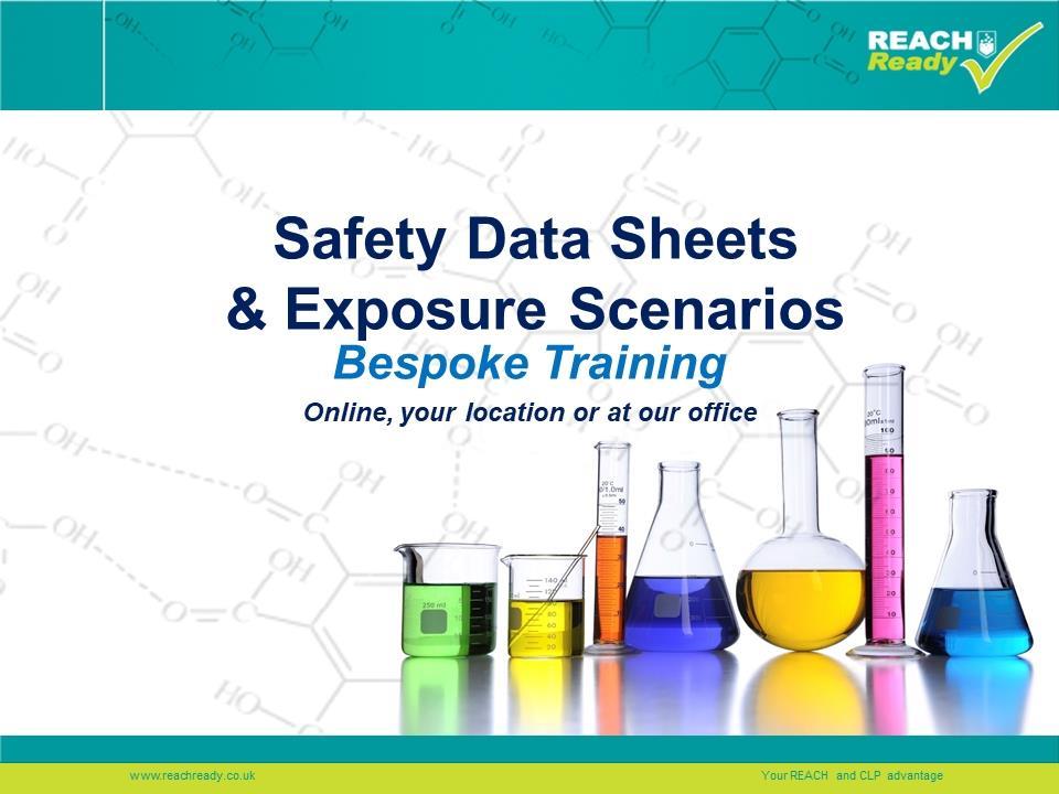 SDS awareness – writing your safety data sheet | REACH bespoke training ...