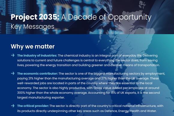 Project 2035: A decade of opportunity | The Chemical Industry ...